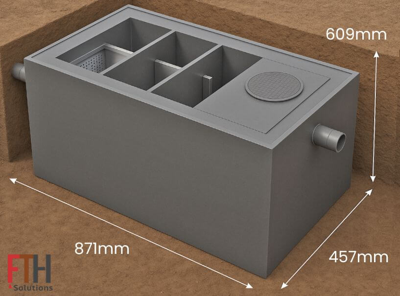 Underground Stainless Steel Grease Trap – FTH Solutions